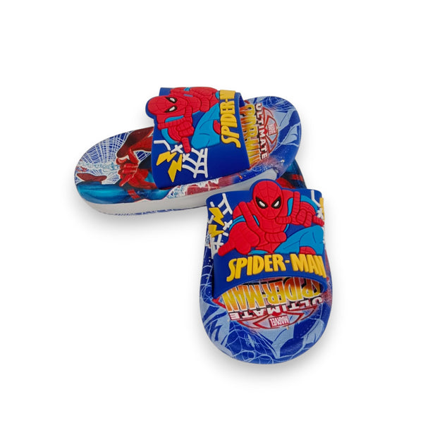 Kids' Marvel Spider-Man Ultimate Blue Rubber Slippers / Flip Flops ...