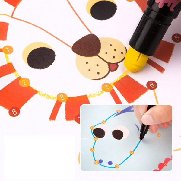 Dot-To-Dot Drawing Book-Adorable Animals – FirstSmile PK